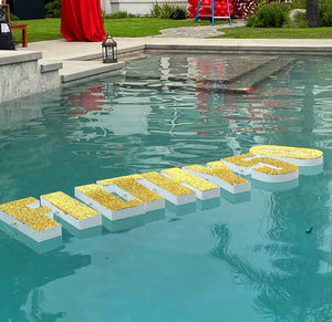 Prop Letters, Pool Floats & Signs
