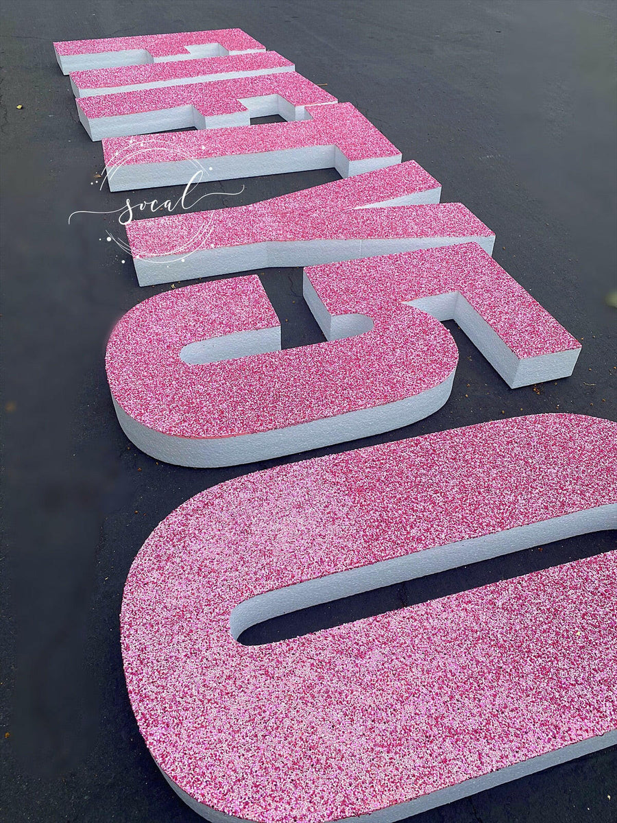 Glittered Pool float Custom party Float Decoration Floating Prop Giant ...